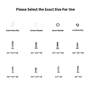 Eyeglasses Repair Kit, Qesaw 1100Pcs Tiny Eyeglass Screws Repair kit Assortment and 5 Pairs Nose Pads Set with Micro Screwdriver Tweezer for Eyeglass, Sunglass & Watch Repair