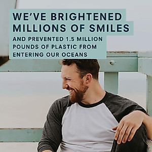 Plus Ultra Bamboo Toothbrush - BPA Free Soft Bristle Toothbrush for Adults - Dentist-Approved All-Natural Toothbrush with Brush Smile Repeat Etched on Handle