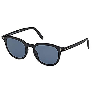 Tom Ford PAX FT 0816 Matte Black/Blue 51/21/145 men Sunglasses