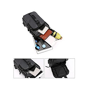 CHARGELLA Sling Bag for Men & Women Waterproof Shoulder Daypack Crossbody Backpack for Travel Hiking with USB Charging Port (Blue)