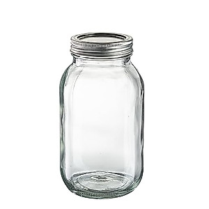 Sweeler 32oz Glass Canning Jars with Lids and Bands, Regular Mouth Mason Jars for Preserving Food, Canning Jars for Juice, Jam, Honey, Wedding Favors, Bath Salts (2)