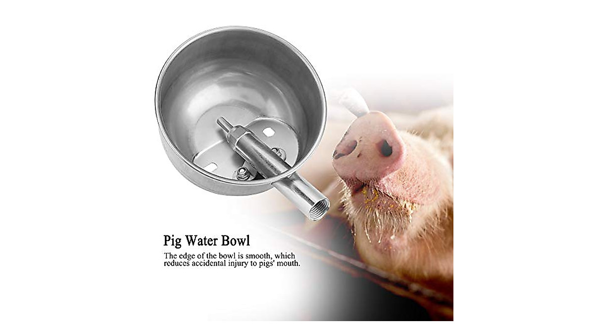 Stainless Steel Automatic Pig Waterer for Farm Animals