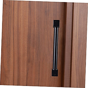 Mikikit Sliding Door Handle Barn Door Handles Black Easy Installation Sturdy for Kinds of Heavy Duty Doors