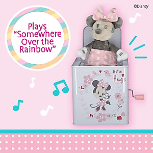 Disney Baby Minnie Mouse Jack-in-The-Box - Musical Toy for Babies- Pink