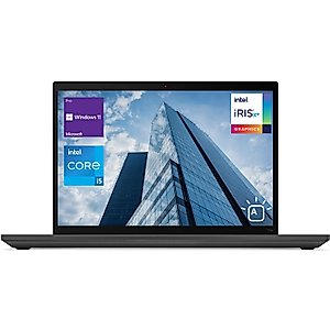 Lenovo ThinkPad T14 Gen 2 14" FHD Business Laptop, Intel Core i5-1135G7, 16GB RAM, 512GB SSD, Webcam, HDMI, Wi-Fi 6, Backlit Keyboard, RJ-45, Windows 11 Pro
