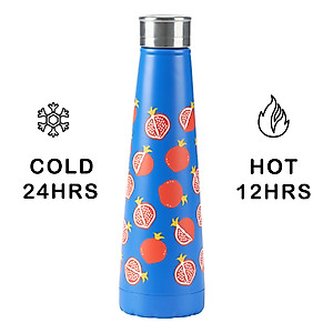 Clospark Water Bottles Thermos Insulated Water Bottle Stainless Steel Water Bottle Funtainer -15OZ
