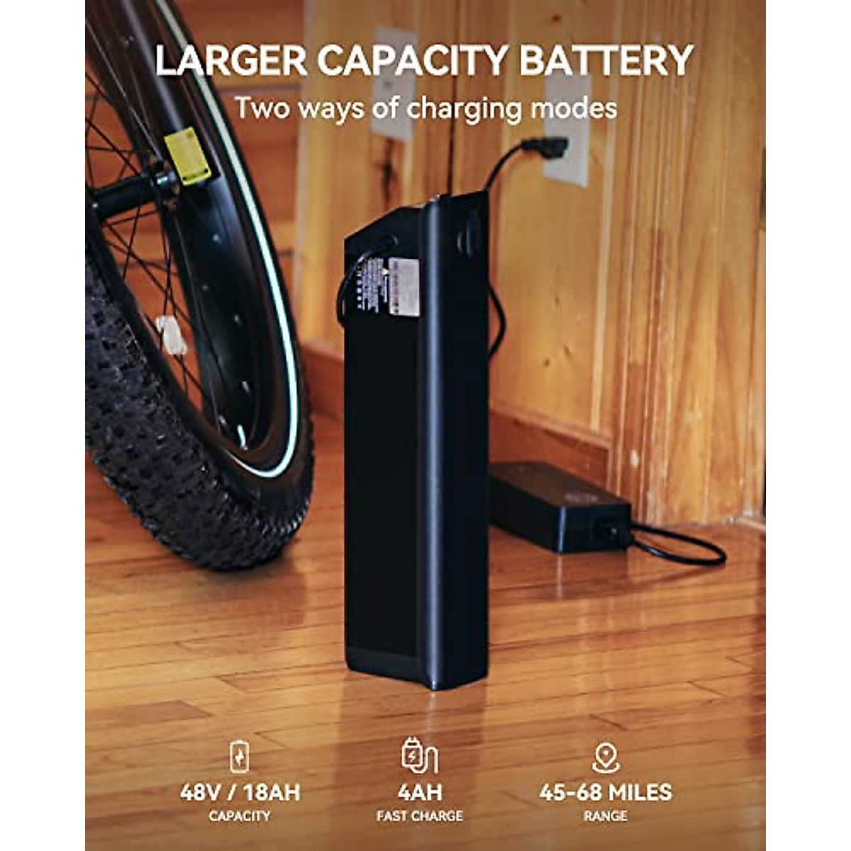 Heybike Brawn Electric Bike for Adults 48V 18Ah Removable Battery Ebike with 750W Motor, 28MPH Max Speed, Hydraulic Front Fork 26" Fat Tire (Brawn-Green, Green)