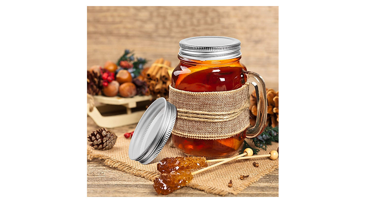 Chuangdi Mason Jar Lids - 30 Pack Leak Proof Caps