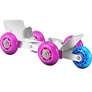 FREEDOH 250kg Foldable Trailer Booster Front and Rear Wheels Can Be Universal Self-Rescue Trailer Flat Tire Trailer for Moped Scooters Electric Vehicle Electric Mobility Scooter