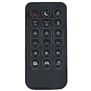 Replacement Soundbar Remote Control fit for Polk Signa Solo Sound Bar RE9220-1 RE92201 RTRE92201 S21-021 Polk Audio Signa Solo SIGNASOLO AM9230-A AM9230A