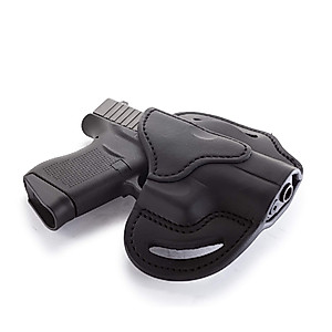 1791 Gunleather Glock 43 Holster, Right Hand OWB G43 Leather Gun Holster for Belts. Fits Glock 43 and Ruger LC9 & Ruger SR22