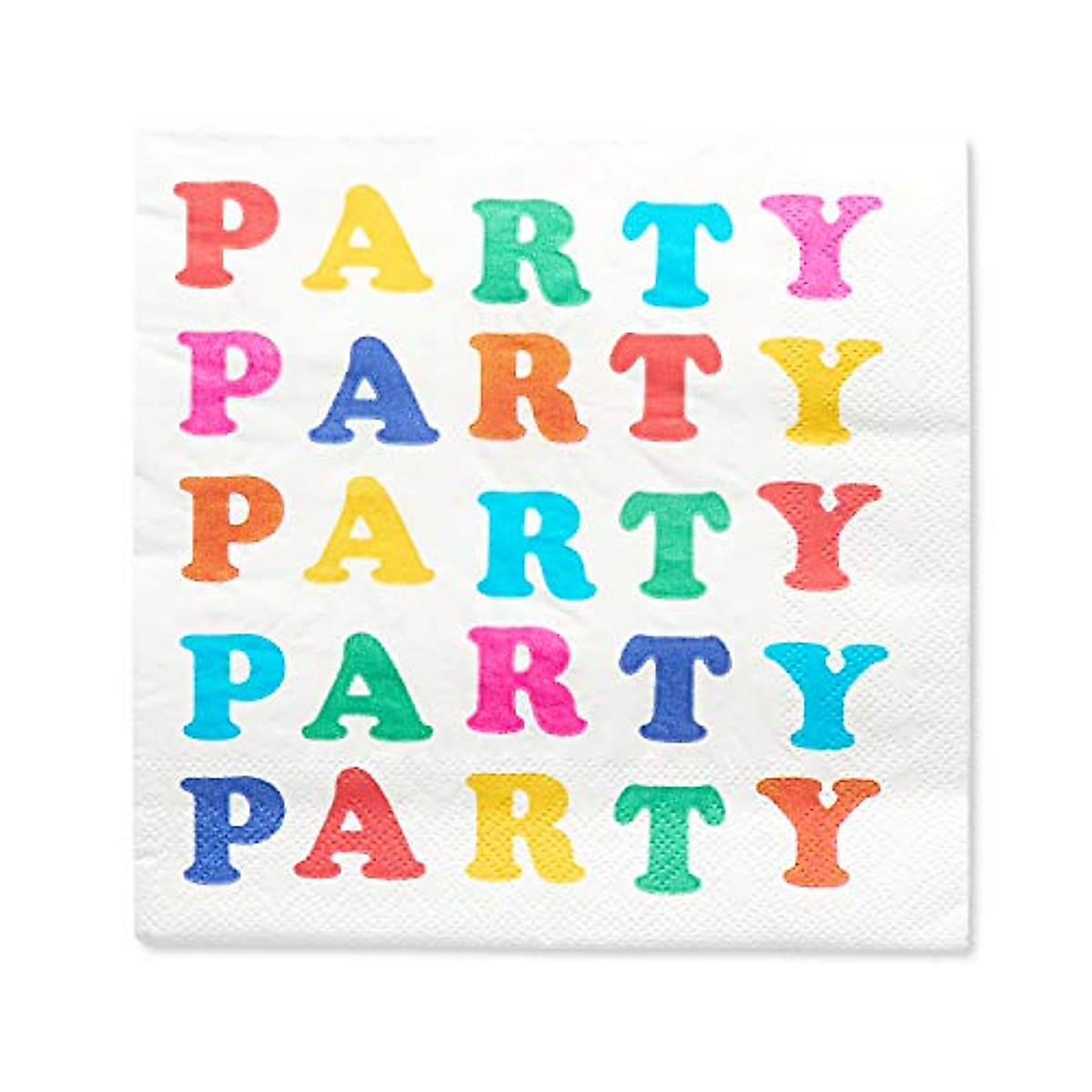 American Greetings Rainbow Party Supplies, Lunch Napkins (50-Count)