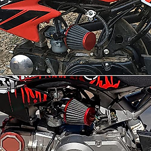 YOXUFA 22mm Carb PZ22 Carburetor Air Filter Kit for 125cc 110cc Pit Dirt Bike ATV XR CRF50 SSR 70cc 90cc TaoTao DB14 DB24 Coolster Apollo Blazer 4 Stroke engine 4 Wheeler Quad Parts