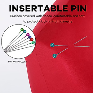 Mannequin Body Female Dress Form Mannequin Torso with Stand for Display 60"-67" Height Adjustable for Sewing Wooden Base, Fiberglass Body(Red)