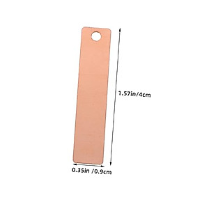 NUOBESTY 2 Sets Battery Electrode Sheet Batteries Zinc Electrode Strip Electrode Strips DIY Fruit Battery Materials Zinc Strip Battery Experiment Materials Zinc Anode Zinc Plate Copper