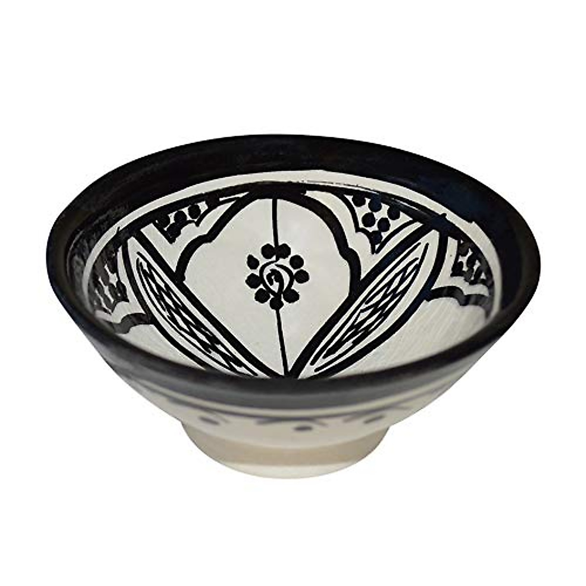 Ceramic Bowls Moroccan Handmade Serving Set of 4 Small Exquisite Pieces With Vivid Colors