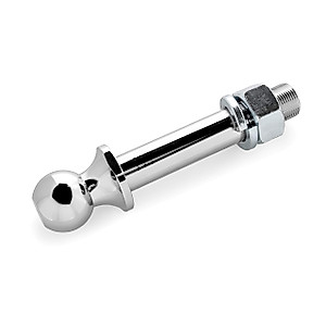 EAZ LIFT Chrome Hitch Ball | Allows for Easy Installation with a 6000 lb. Rating | Can be Used with The R3 Recurve Hitch | 2" Ball and 6-5/8" Shank with 1-1/4" diamater (48759)
