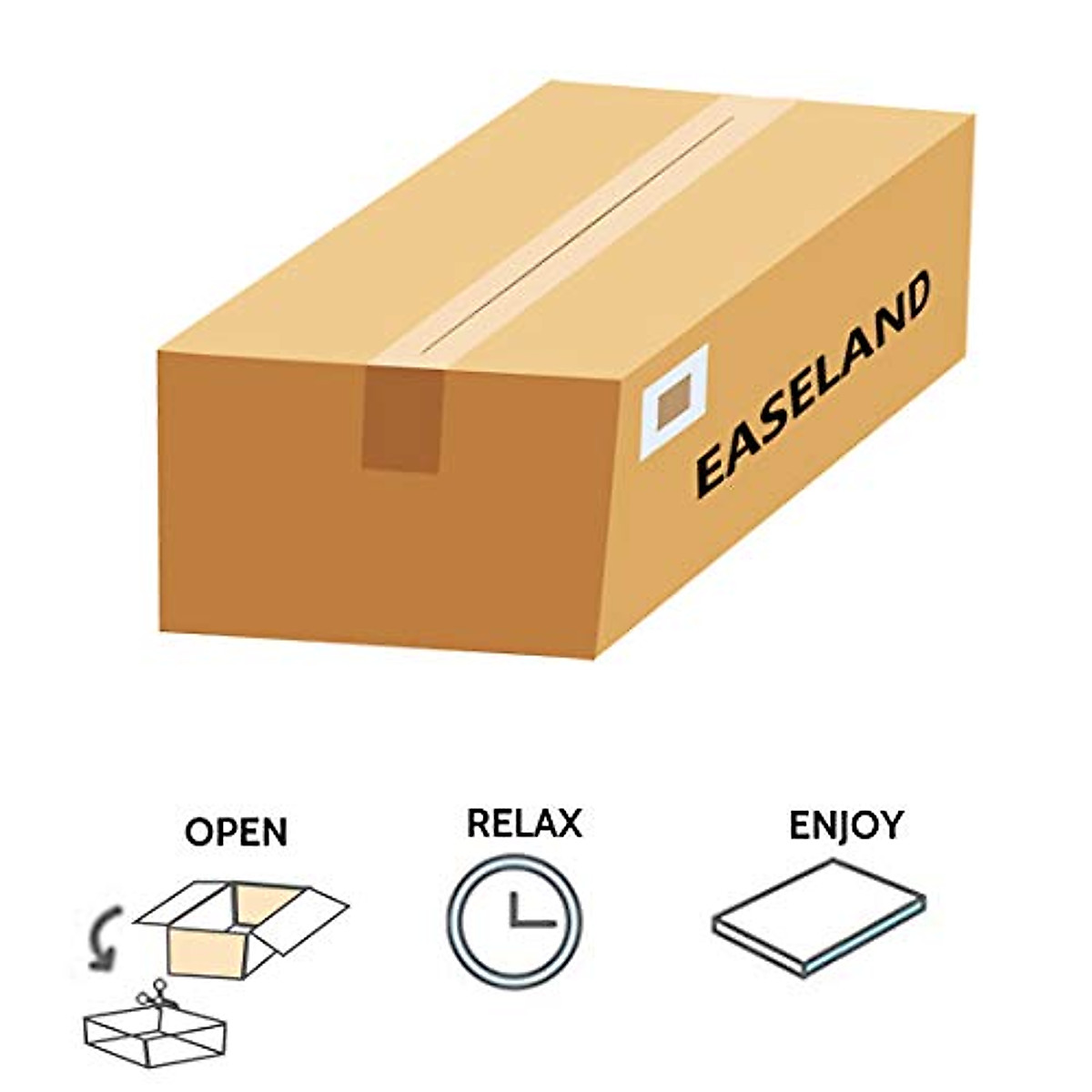 EASELAND RV Short Queen Mattress Topper Pillow Top Mattress Cover Quilted Fitted Mattress Protector Cotton Top 8-21" Deep Pocket Extra Thick Mattress Pad (60x75 Inches, White)