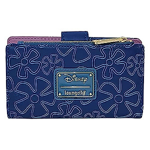 Loungefly Faux Leather Disney Stitch Wallet Snap Flap Clutch
