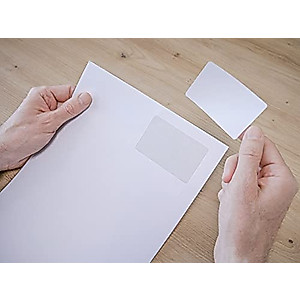 Avery - Pack of 100 Rectangular Self-Adhesive Labels, White Paper, 80 x 50 mm, Customisable and Printable Laser, Inkjet and Copier (PPW-80 x 50.FR)