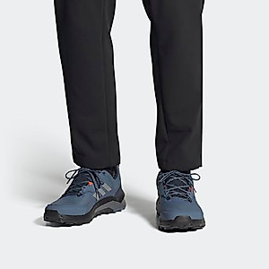 adidas Men's Terrex Ax4 Gore-tex Hiking Shoes Sneaker, Wonder Steel/Grey/Impact Orange, 10