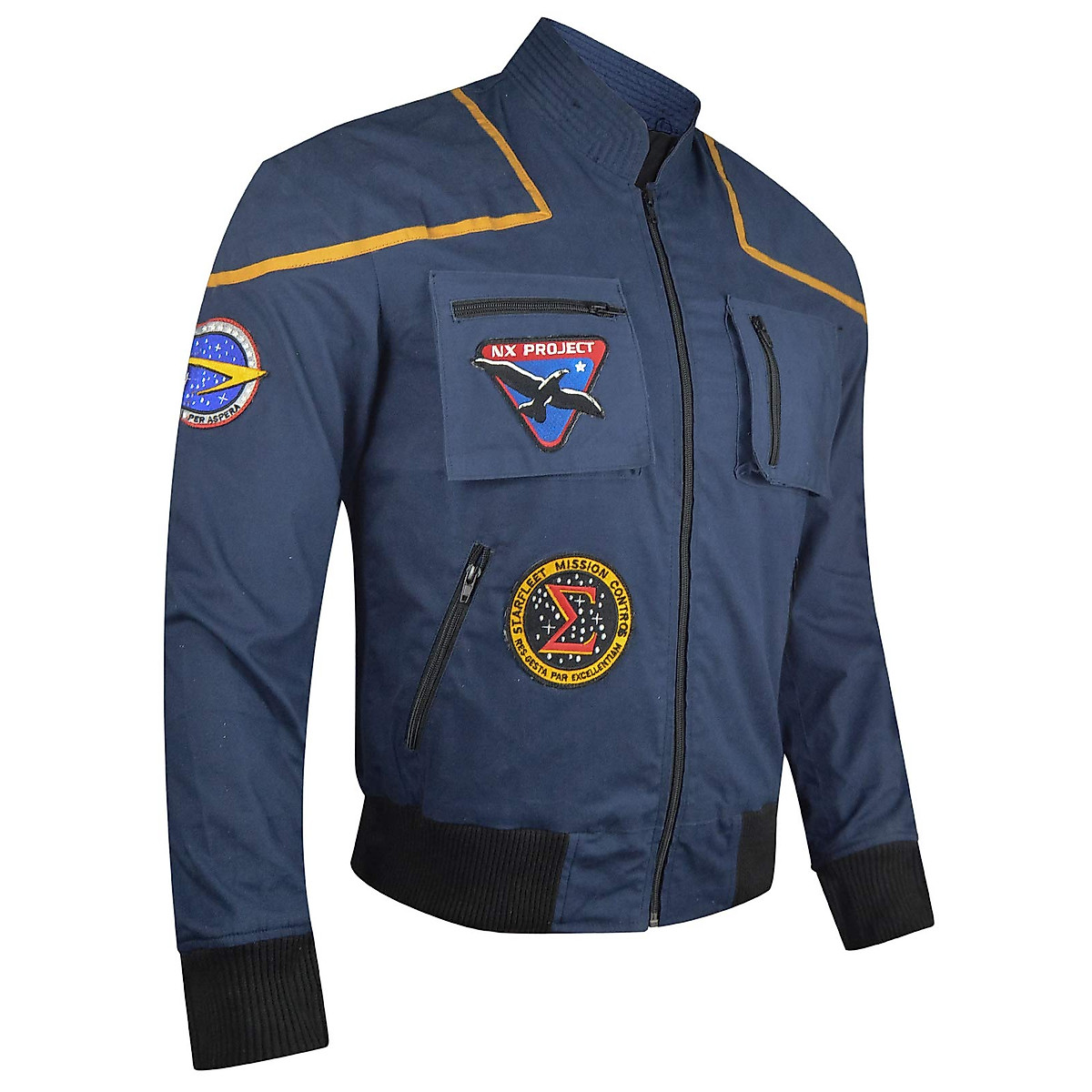Dizller Space Pilot Uniform Star Jacket (XL (46" - 47"))