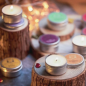 YQ 2 Oz Aluminum Tins Cans 28 Pack Round Storage Jars Containers Screw Lids Metal Tins Travel Tins Cosmetic Refillable Containers(Silver)