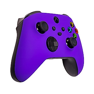 Xbox One Series X S Custom Soft Touch Controller - Soft Touch Feel, Added Grip, Vibrant Purple Color - Compatible with Xbox One, Series X, Series S