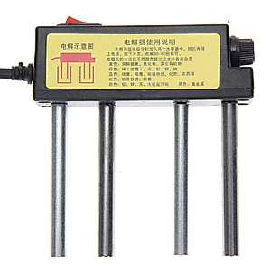 Awakingdemi WaterTDS Tester,Electrolyzer Quick Water Quality Testing Electrolysis Iron Bars TDS Tester