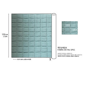 Square Pre Quilted Triple Layer Jersey Fabric by The Yard Knit, Daimaru Double Faced 60" Wide CM Kind Solid (Sage Green)