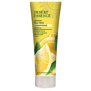 Desert Essence Conditioner, Lemon Tea Tree, Clarifying Provitamin B5, Organic Lemon Peel Extract & Nourishing Aloe - Purifying, Moisturizing, Soothing - Vegan, Sulfate-Free, Cruelty-Free - 8oz