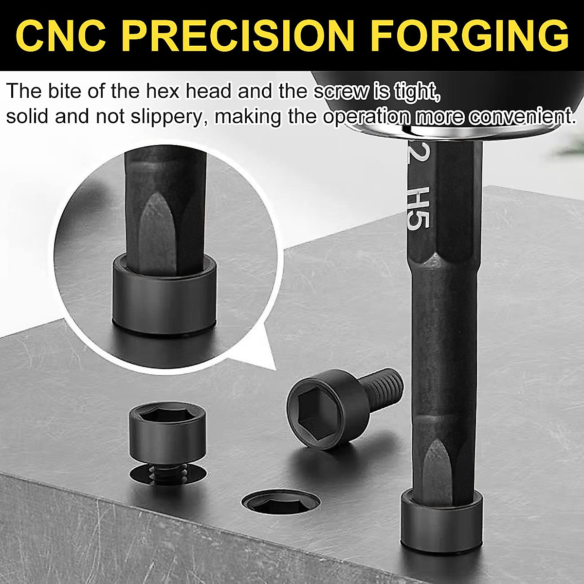 Hex Head Allen Wrench Drill Bit Set (10pc Metric & 10pc SAE), PTSLKHN , Upgraded 1/4" Quick Release Shank Magnetic Hex Bit Set - Perfect for IKEA Type Furniture