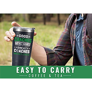 Onebttl Soccer Coach Gifts, Funny Gift Idea for Appreciation, Christmas, Birthday, 20oz Stainless Steel Insulated Tumbler Travel Mug