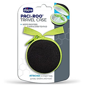Chicco Paci-Roo Portable Pacifier Holder / Travel Case with Velcro Attachment Loop