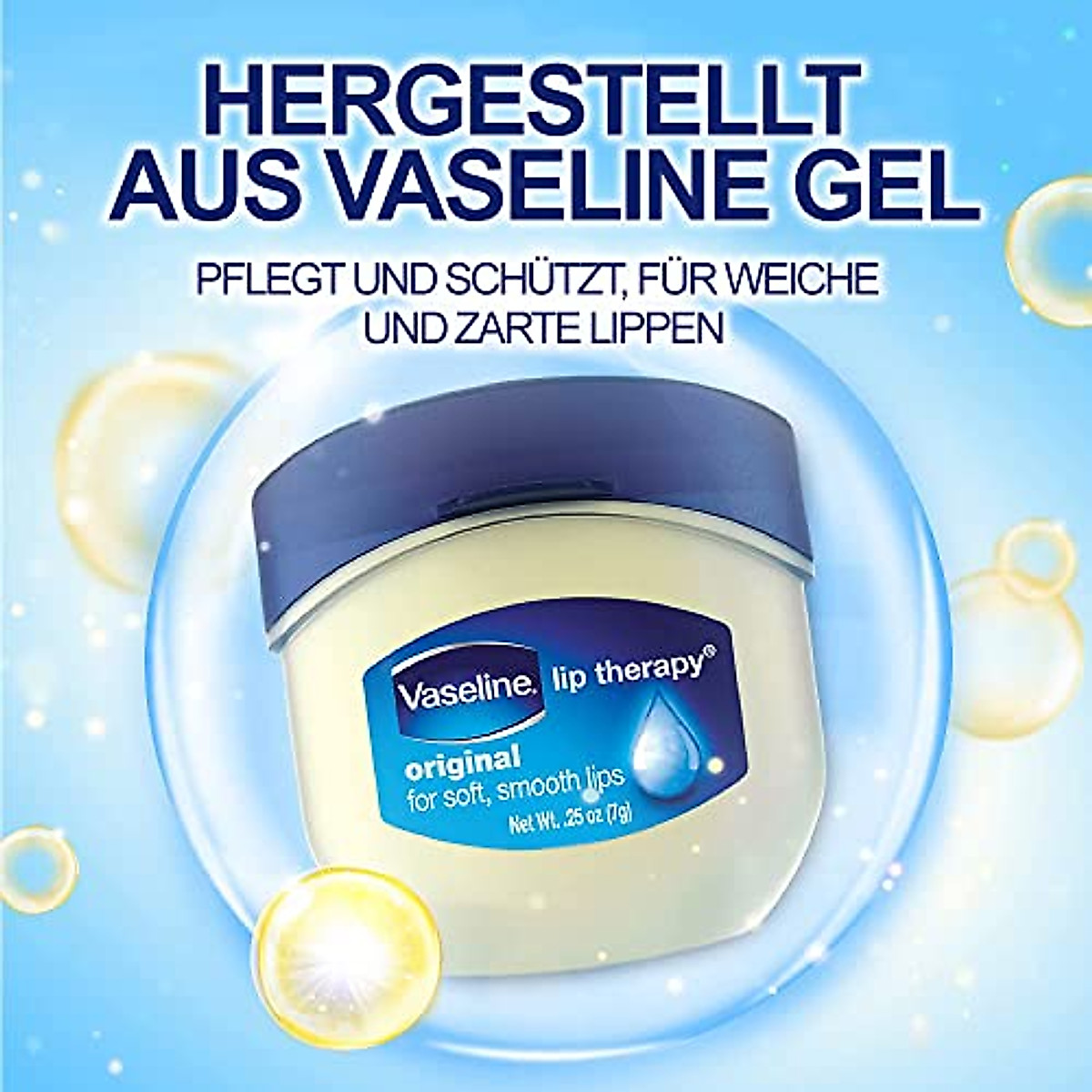 Vaseline Lip Therapy Original | Vaseline Lip Therapy Mini (Original, 2 Pack)