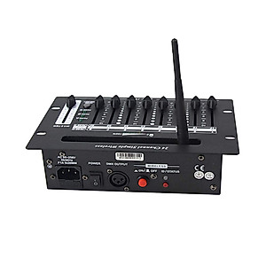 V-Show DMX dj Controller - 24CH Battery& Wireless Controllers for Battery Wirless DMX Uplight