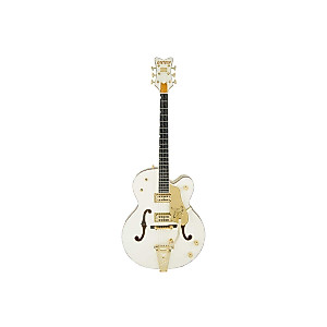 Gretsch G6136T-59 Vintage Select Edition '59 Falcon Hollow Body with Bigsby 6-String Right-Handed Electric Guitar (White Lacquer)