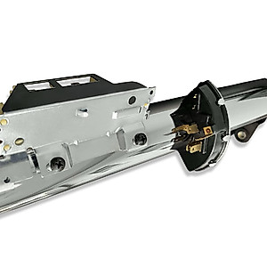 DEMOTOR PERFORMANCE Hot Rod Chrome Tilt 32" Steering Column With Key for Auto Transmission