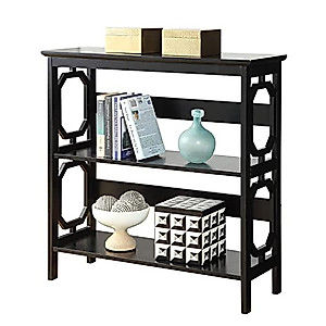 Convenience Concepts Omega 3 Tier Bookcase, Black