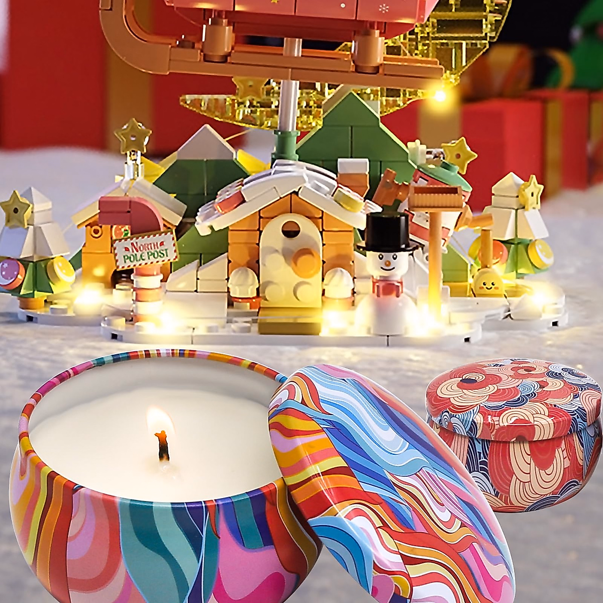 Fafamara 9 Pack Scented Candles Set, Multipack Natural Soy Wax Candles, Small Aromatherapy Candles, Stress Relief Tin Can Candle for Women Girl Birthday, Thanksgiving, Christmas