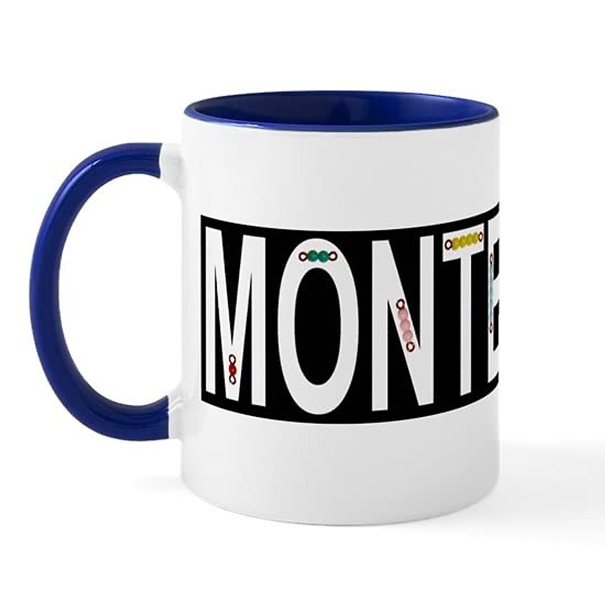 CafePress Montessori Bead Stair Mugs Ceramic Coffee Mug, Tea Cup 11 oz