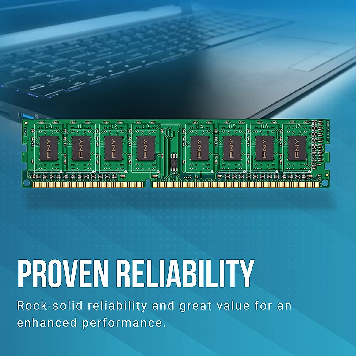 PNY Performance 8GB DDR3 1600MHz (PC3-12800) CL11 1.5V Desktop Memory - MD8GSD31600NHS