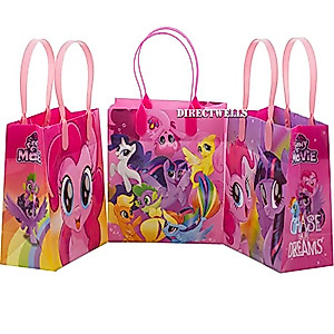 PL Little Pony Adventure and Friendship 12 Party Favor Reusable Goodie Small Gift Bags