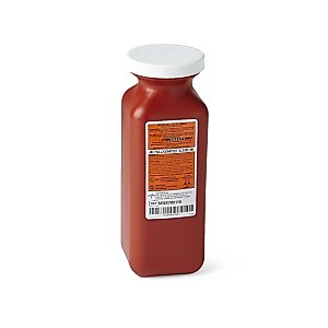 Medline Transportable Phlebotomy Sharps Containers, 1.5 qt., Secure Screw Top Lid, Red, Pack of 20 - Your Reliable, Portable Medical Waste Disposal Solution