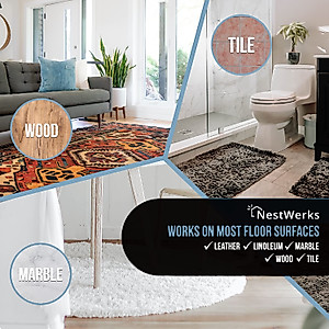 Double Sided Carpet Tape for Hardwood Floors, Tile Floors, Laminate Floors, Rug Tape Hardwood Floor, Double Sided Carpet Tape for Area Rugs, Rug Gripper Carpet Tape Double Sided (1)