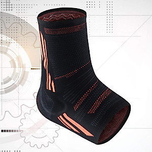 EXCEART 1PC Silicone Support Sleeve Sports Sleeve Protector Socks Arch Support Wraps Support Socks Foot Compression Sleeve Elasticity Fitness