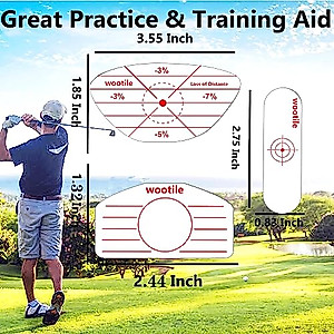 Golf Driver Impact Tape Labels 180Pcs Golf Impact Stickers Golf Clubs Labels for Swing Training Irons and Woods Iron Ball Hitting Recorder Standard Irons Woods Sticker,Training Aids for Swing Practice