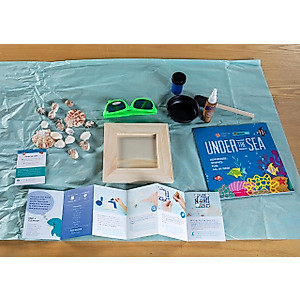 Fat Brain Toys Surprise Ride - Create a Seashell Photo Frame - Activity Kit, Ages 5+