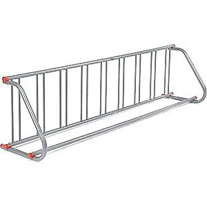Global Industrial 111" L All-Steel Grid Rack, 9 Bikes, Powder Coated Steel