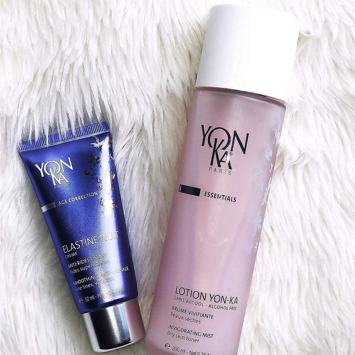 Yon-Ka Elastine Nuit Anti-Wrinkle Night Cream (50ml) Anti Aging Facial Moisturizer and Eye Cream, Soften Fine Lines and Wrinkles with Vitamin C and Elastin Peptides, Paraben-Free